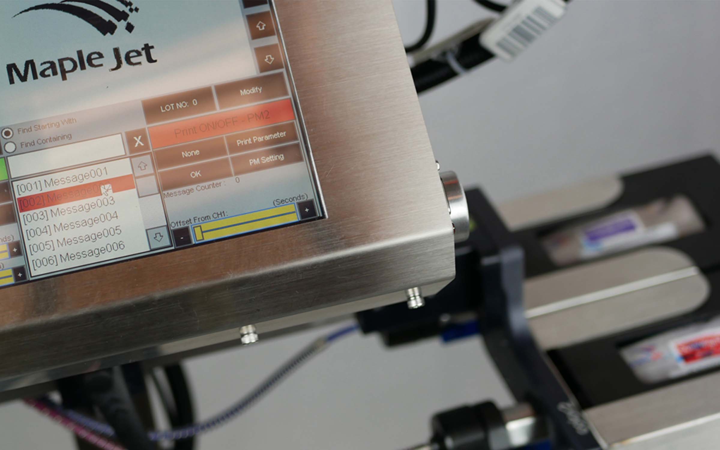 Printing on Corrugated Trays and Boxes with MapleJet TIJ Printer