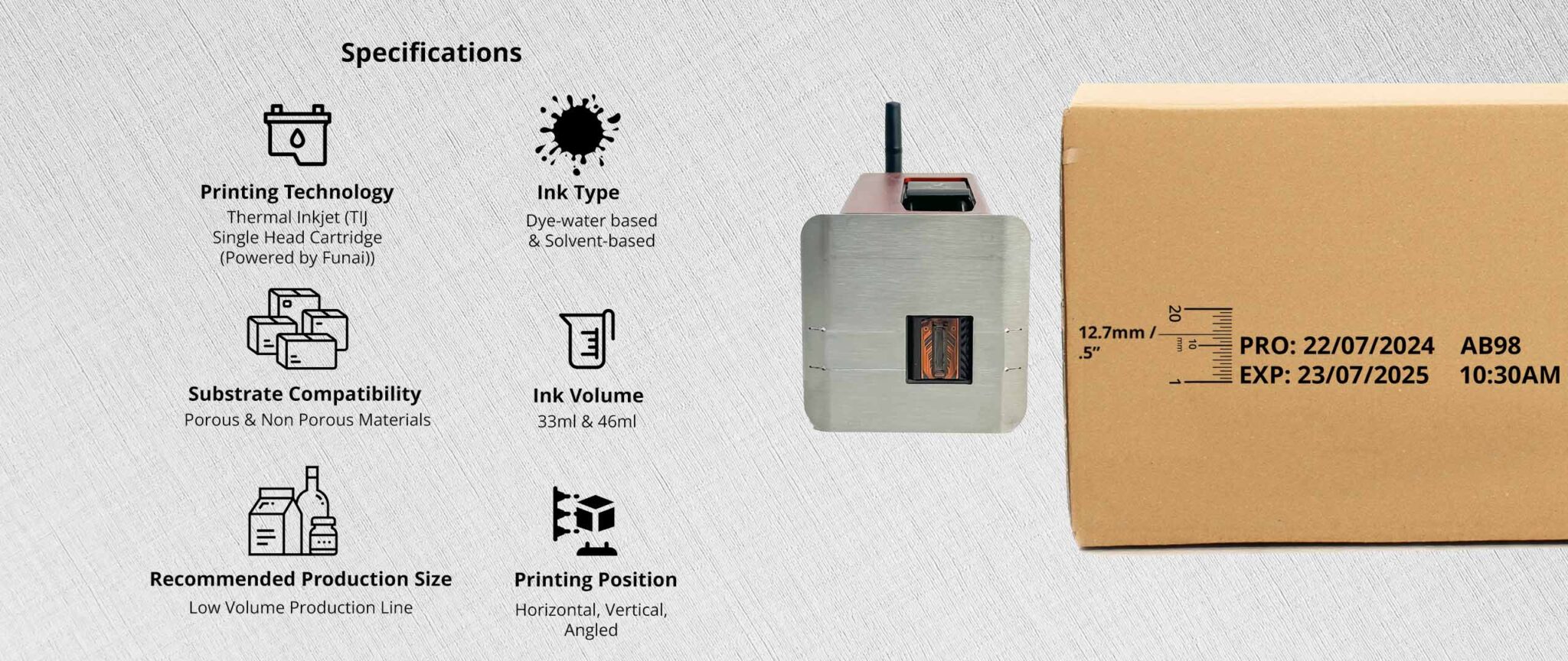 Nitro Industrial Inkjet Printer - MapleJet