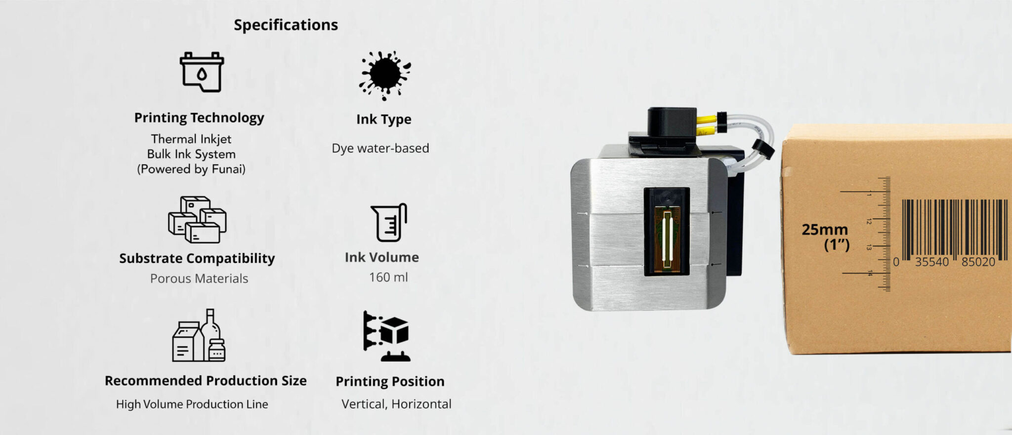 Hx Ultro 25w Continuous Thermal Inkjet Printer - MapleJet